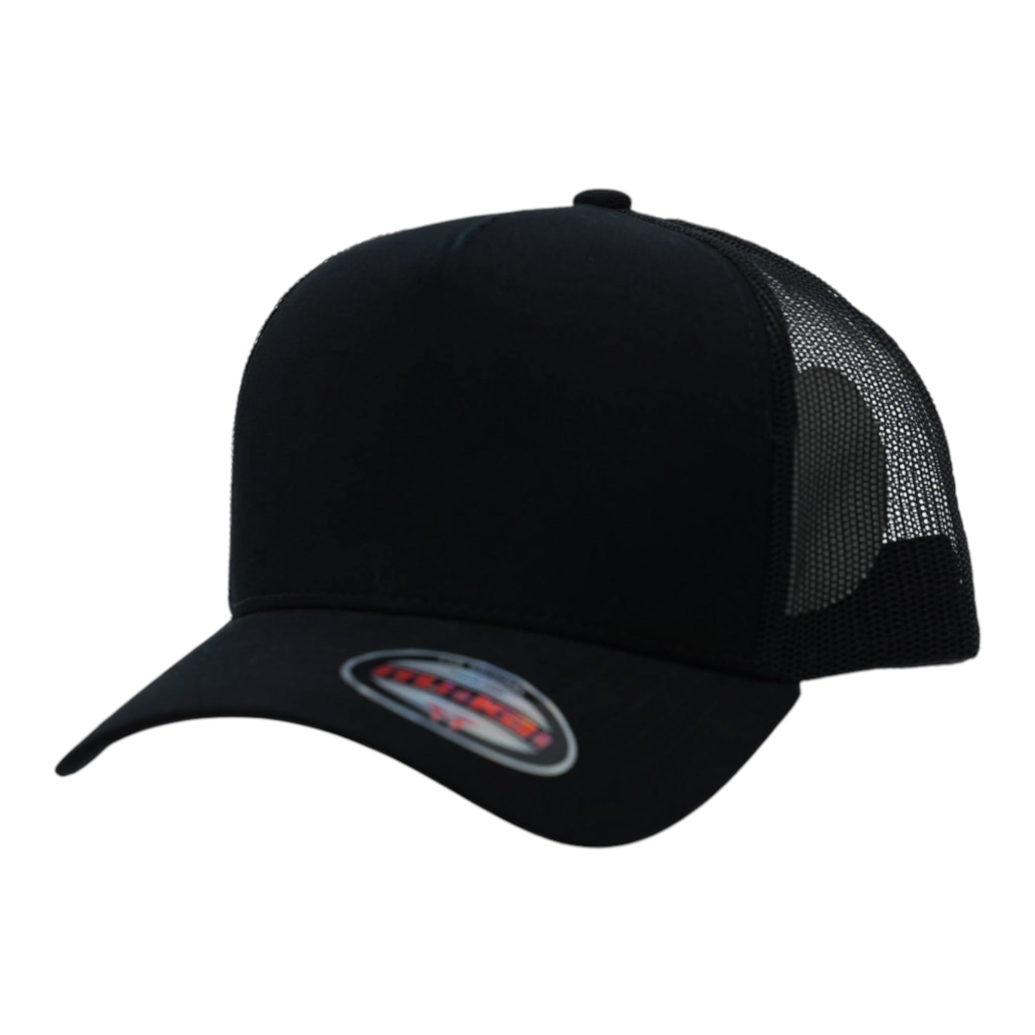 Blank 5-Panel High Crown Trucker Hat | Solid Colors – Muka Headwear