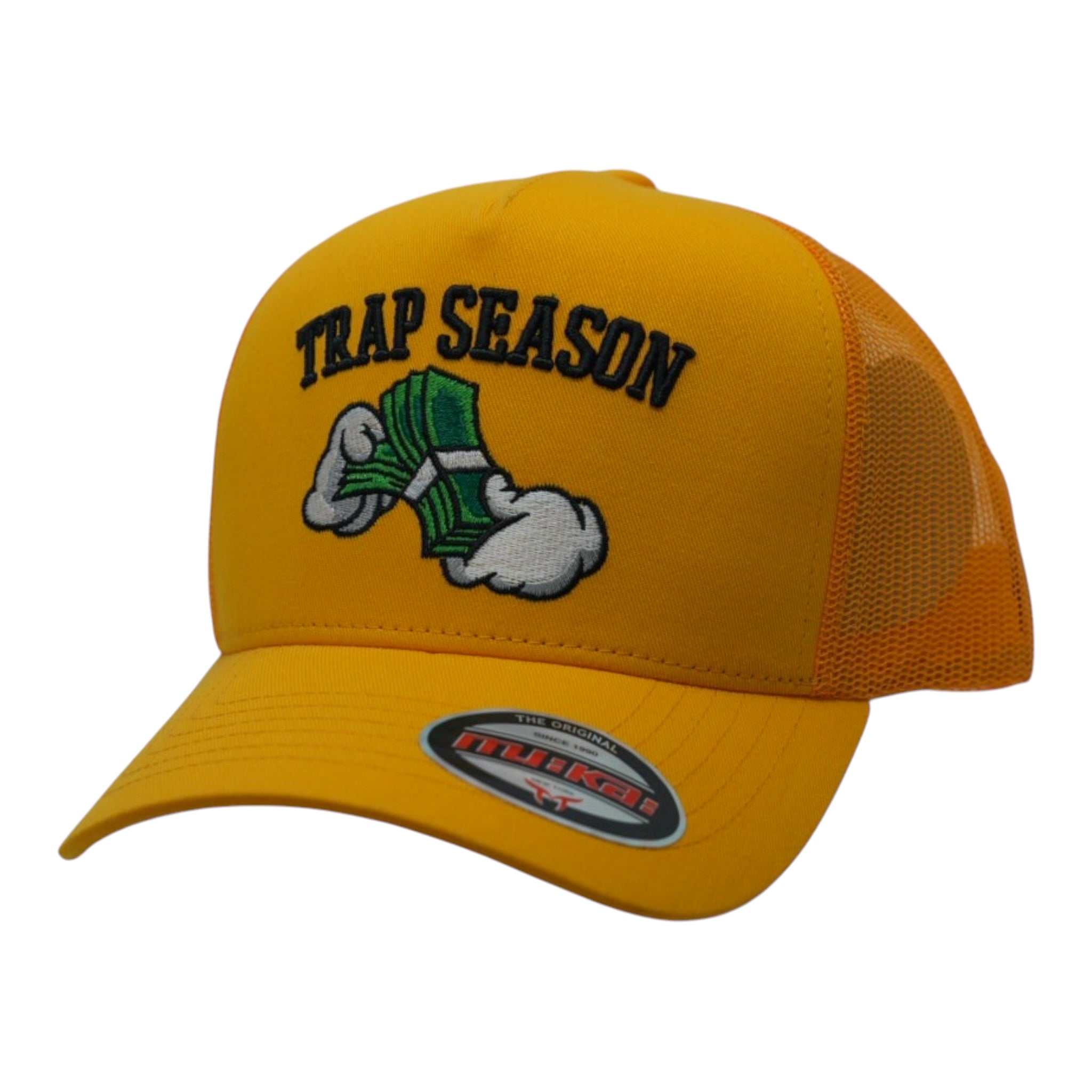 Trap Season Trucker Hat | Graphic 5-Panel High-Profile Trucker Hat ...