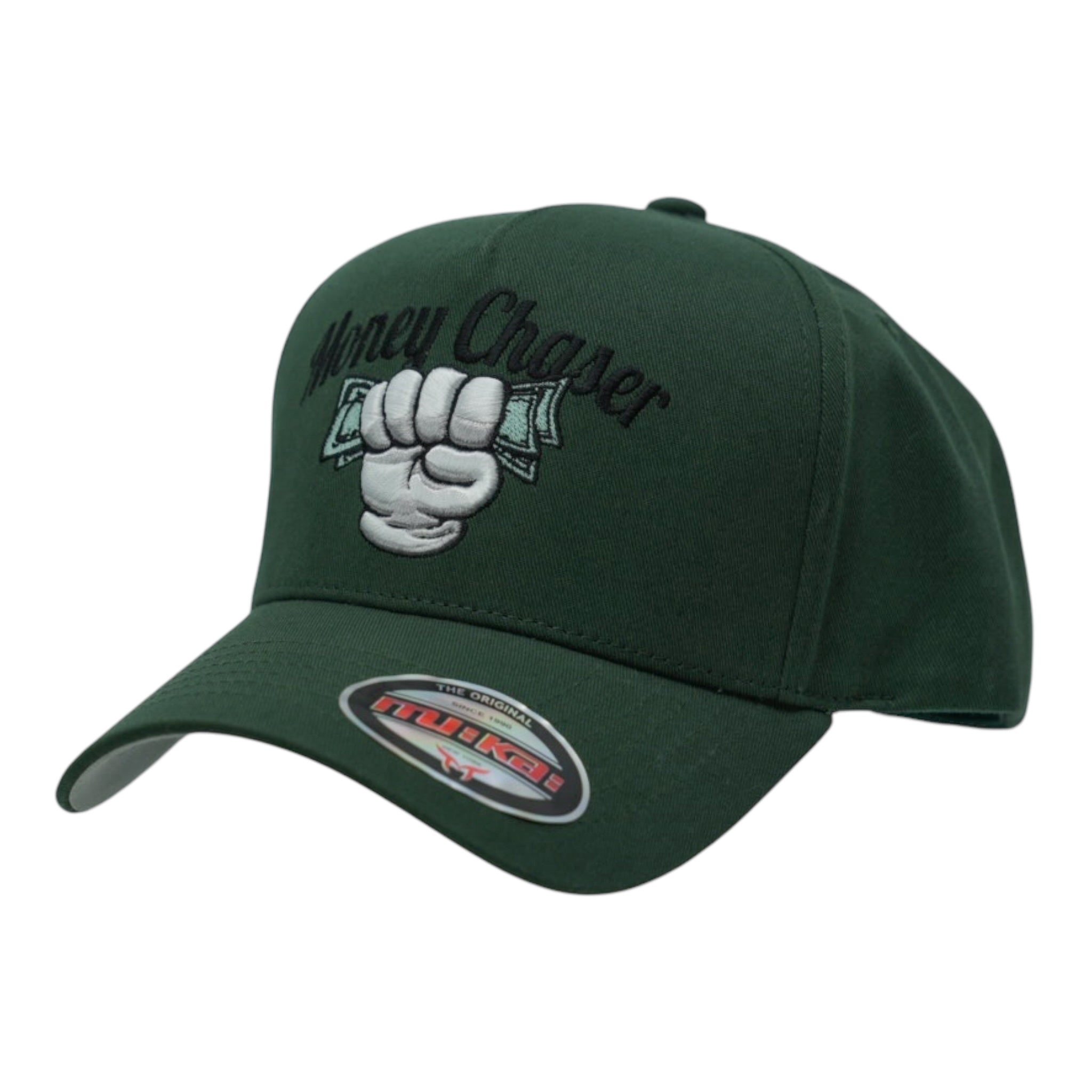 Money Chaser Snapback | Graphic 5-Panel High-Profile Hat – Muka Headwear