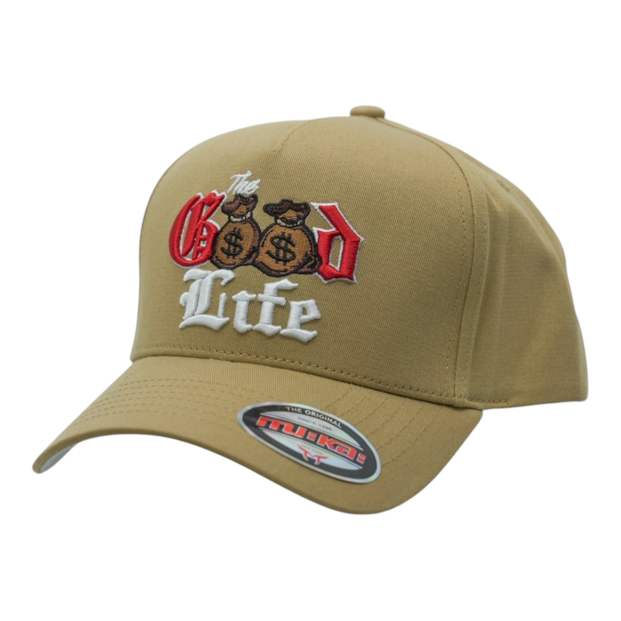 The Good Life Snapback | Graphic 5-Panel High-Profile Hat – Muka Headwear