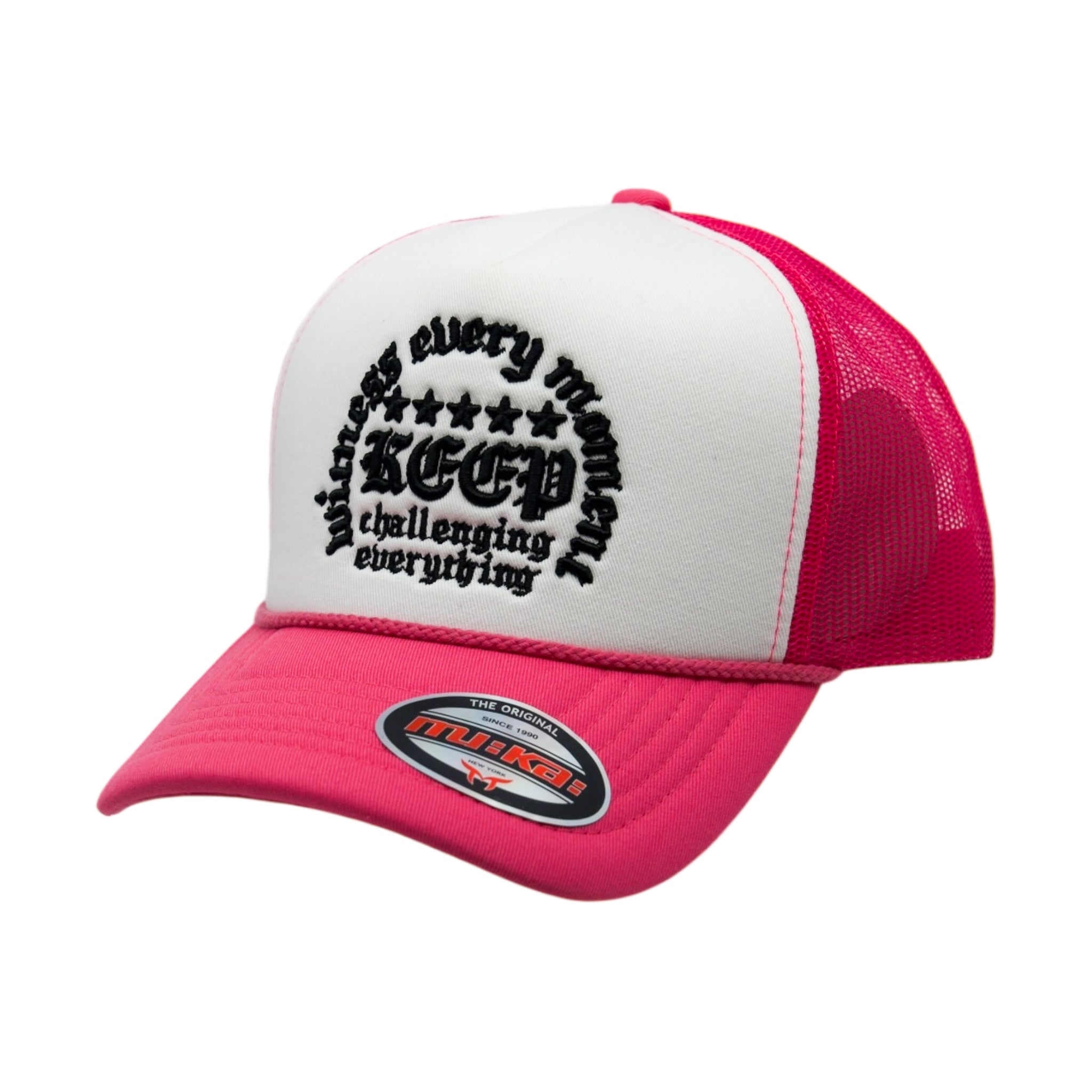Keep Challenging Foam Trucker Hat | Graphic 5-Panel High-Profile ...