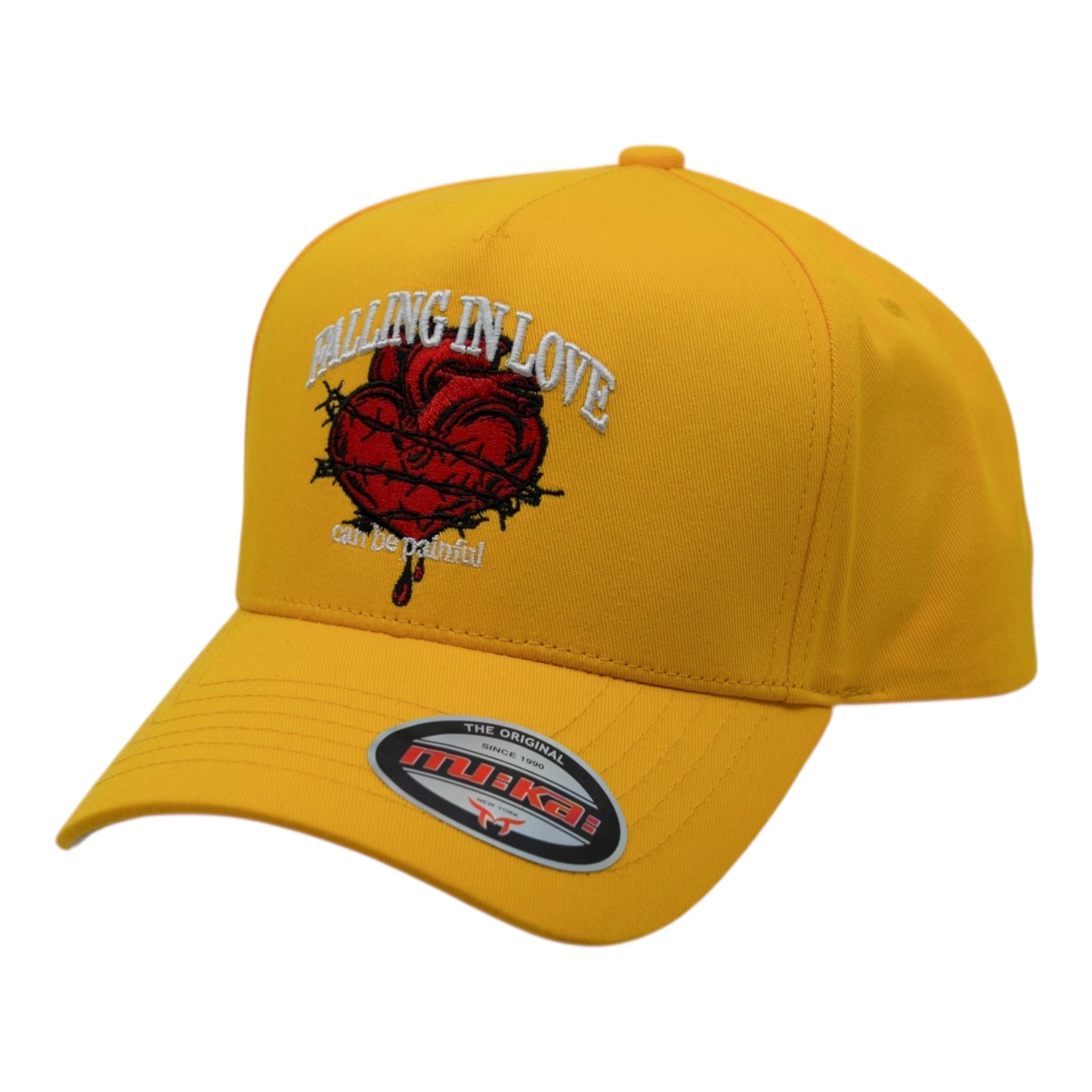 Falling In Love | Graphic 5-Panel High-Profile Hat – Muka Headwear