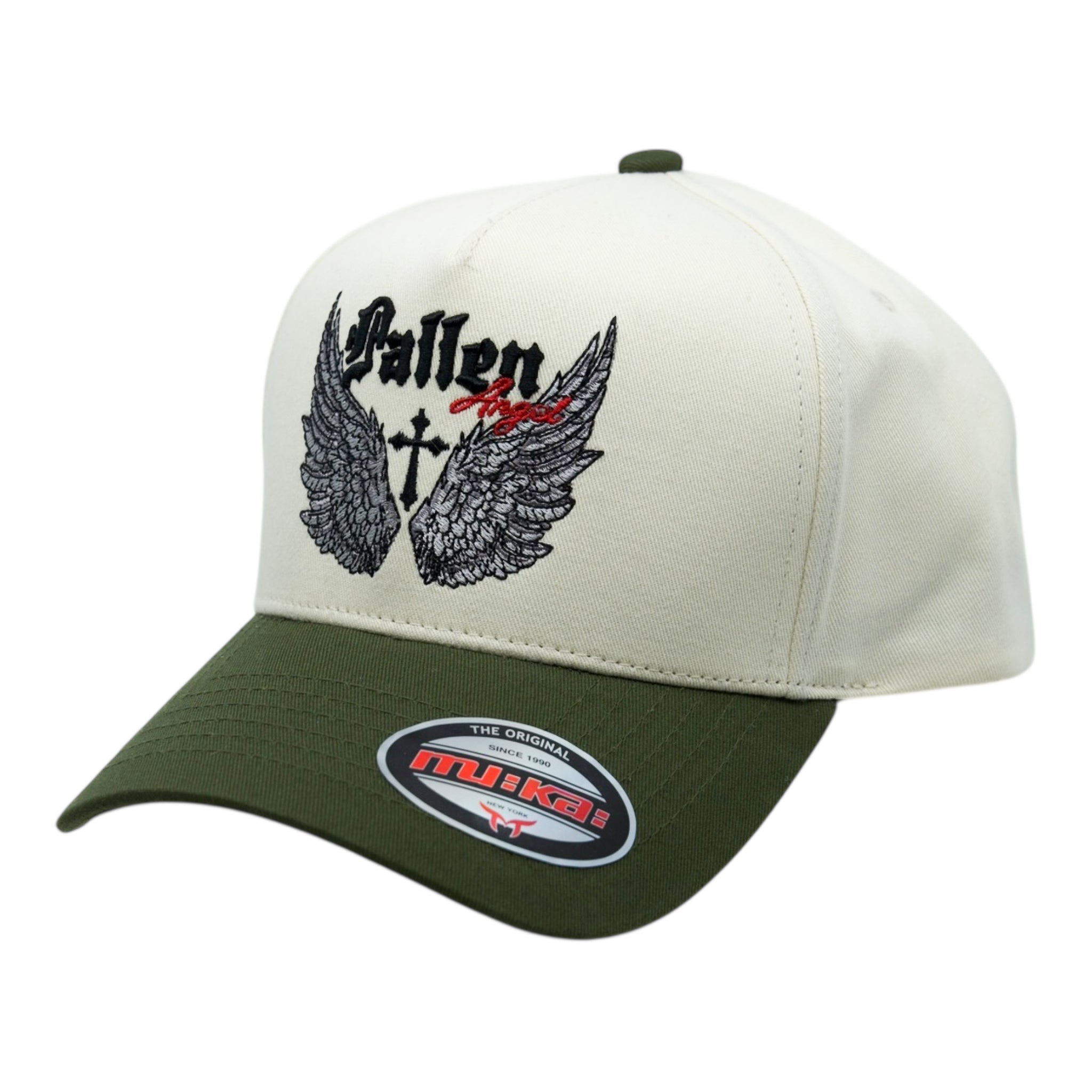 Fallen Angel Snapback | Graphic 5-Panel High-Profile Hat – Muka Headwear