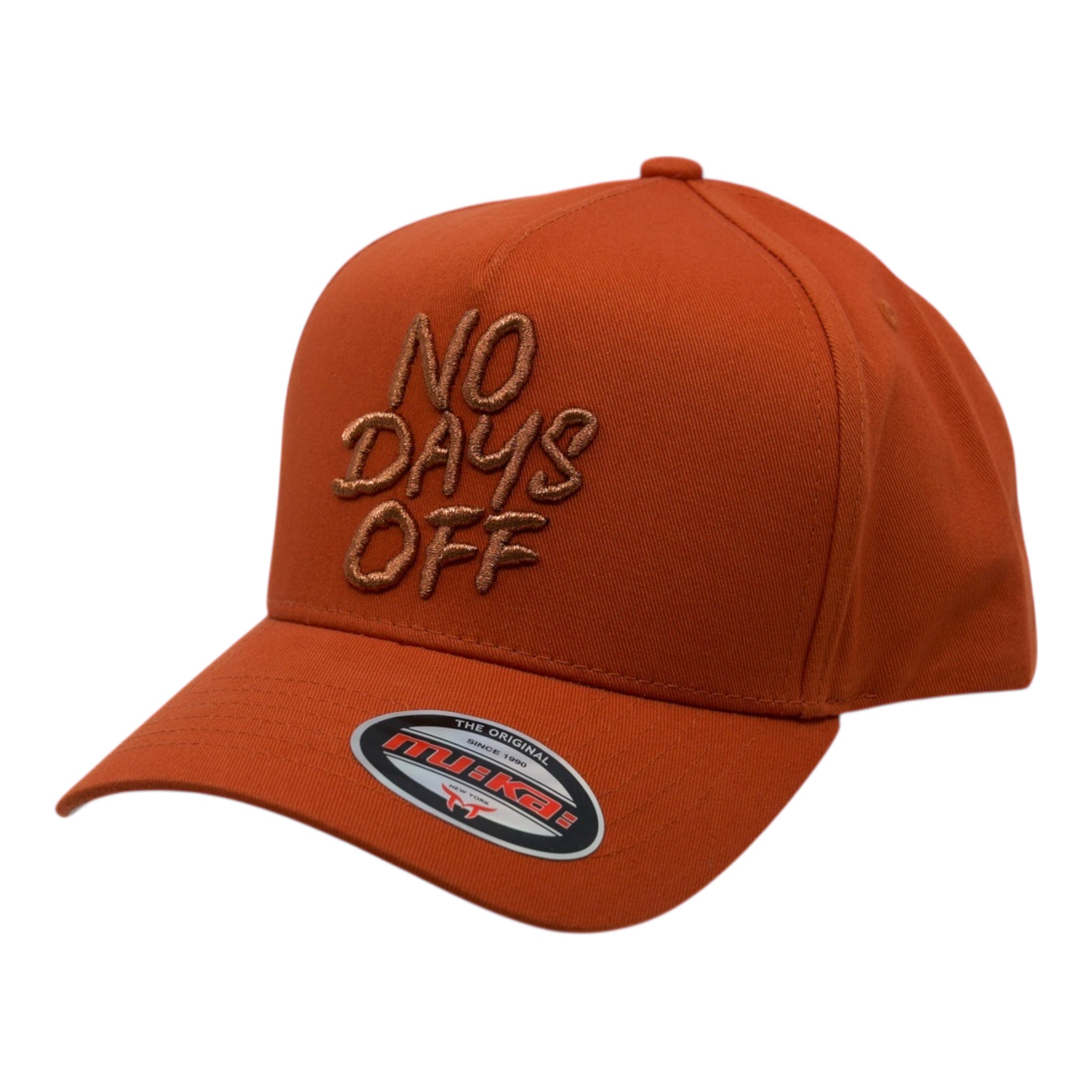 No Days Off | Graphic 5-Panel High-Profile Hat – Muka Headwear